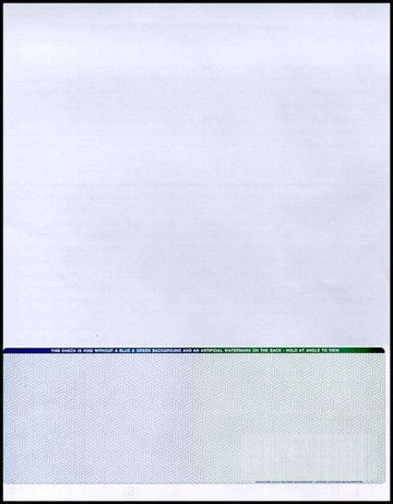 Blank Check Forms – CHAX SOFTWARE INC